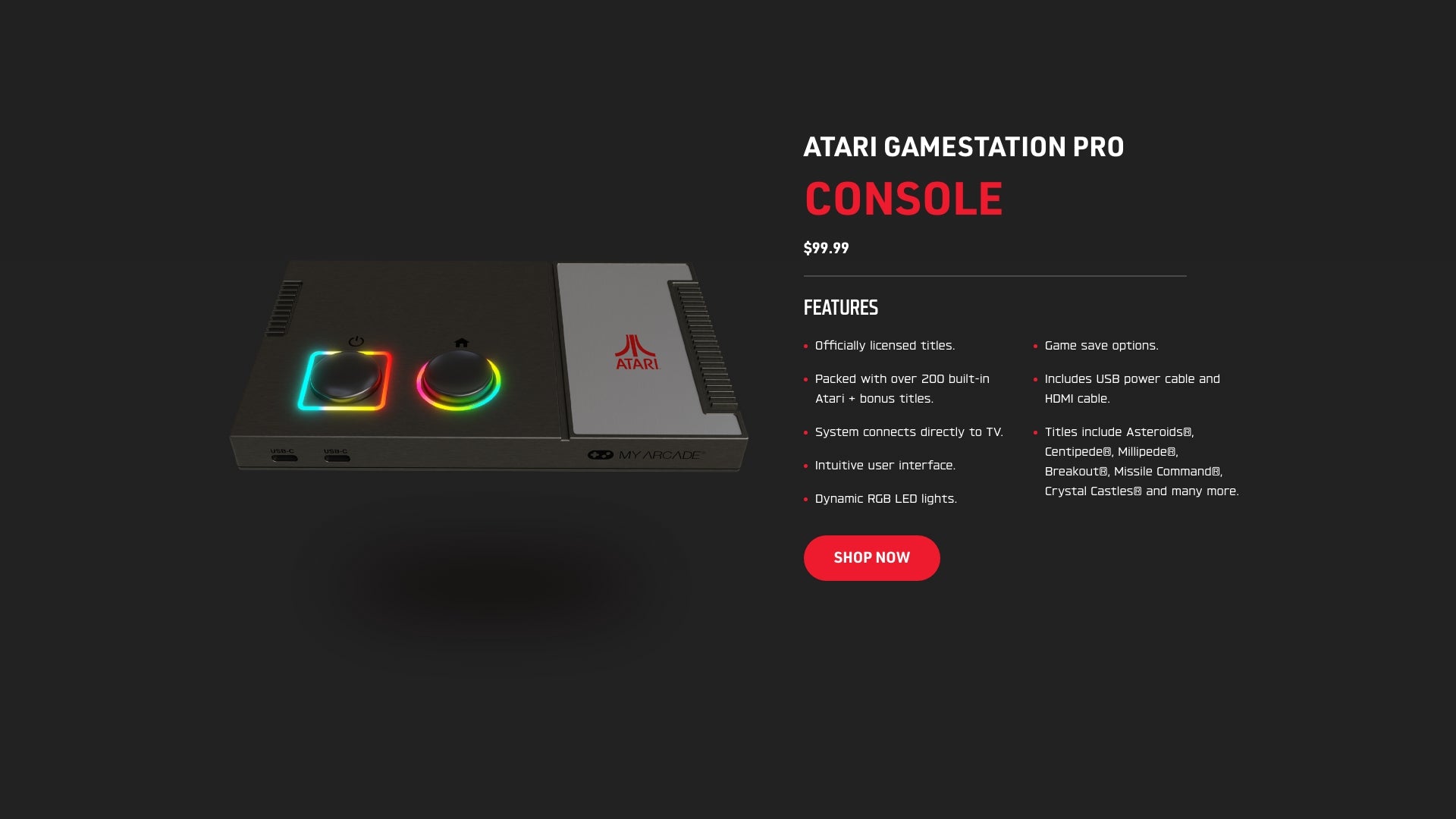 Atari Gamestation Pro Video Game Console - My Arcade – My Arcade®