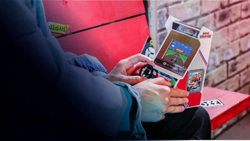 Play Pole Position Anywhere – My Arcade®