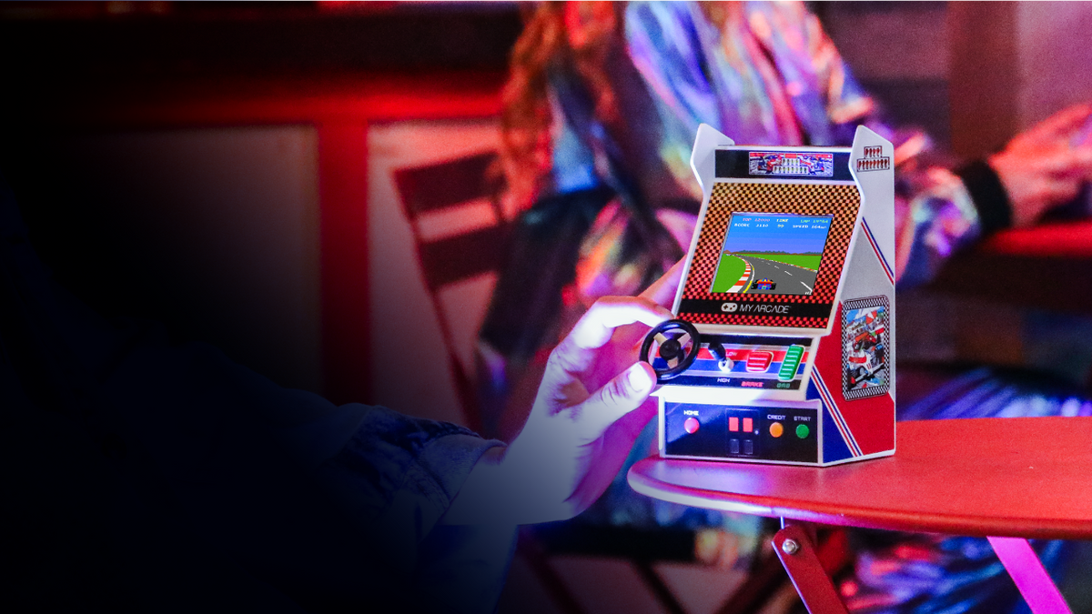 Play Pole Position Anywhere – My Arcade®