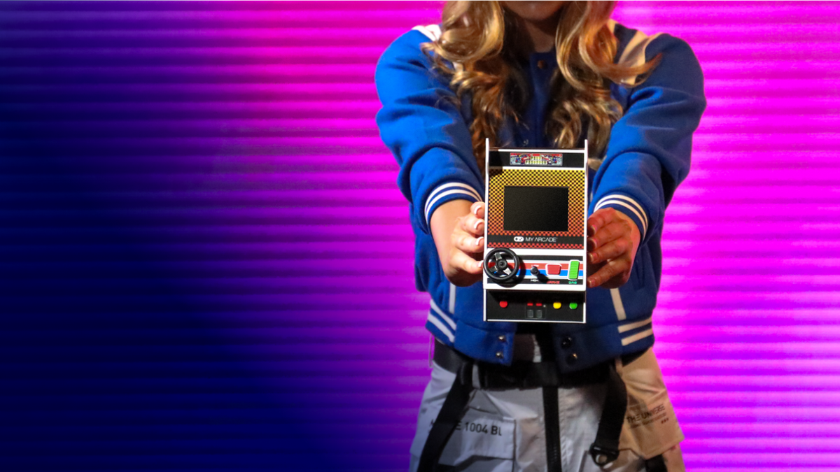 Play Pole Position Anywhere – My Arcade®