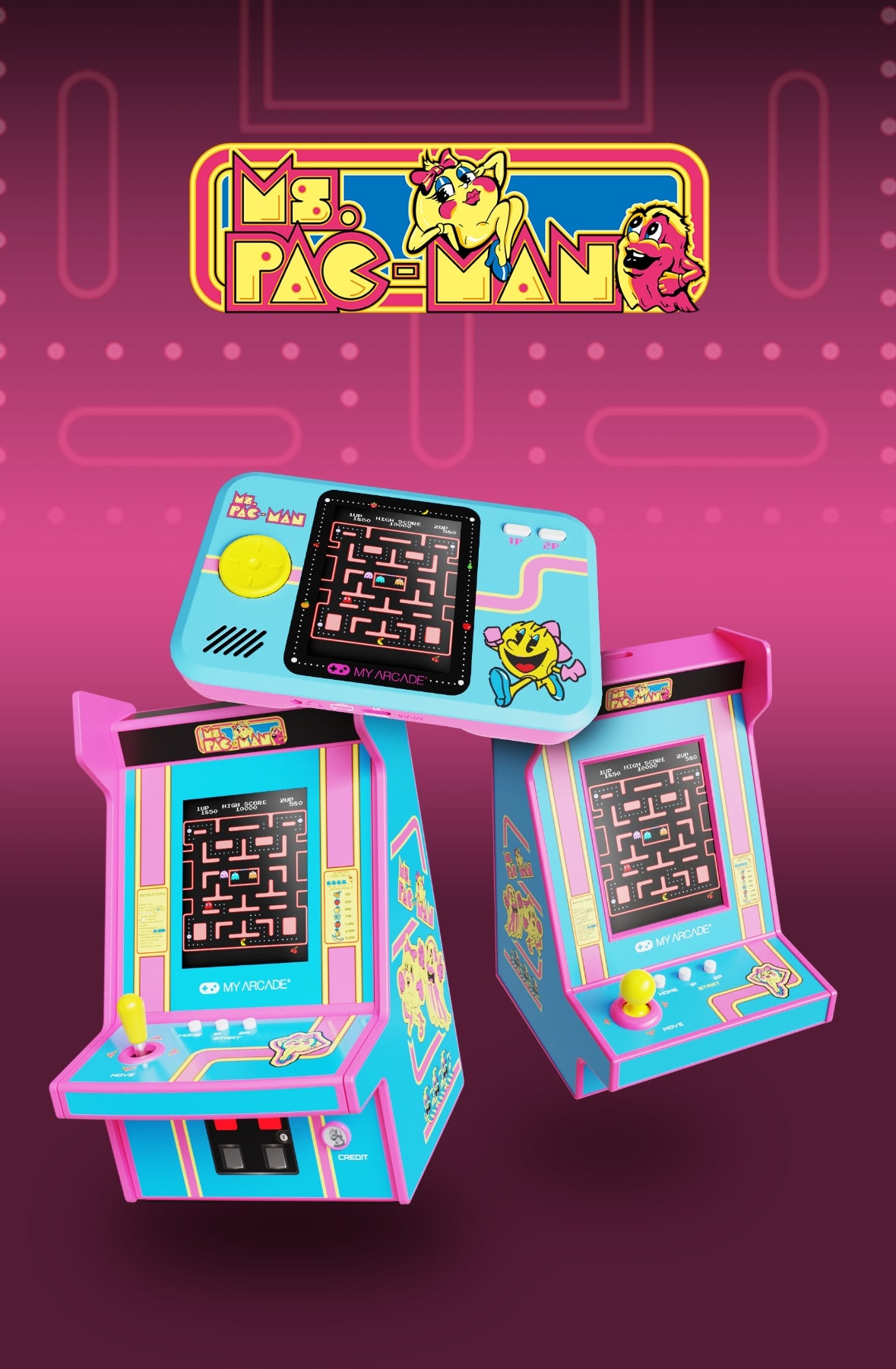 Play Ms. Pac-Man Anywhere – My Arcade®