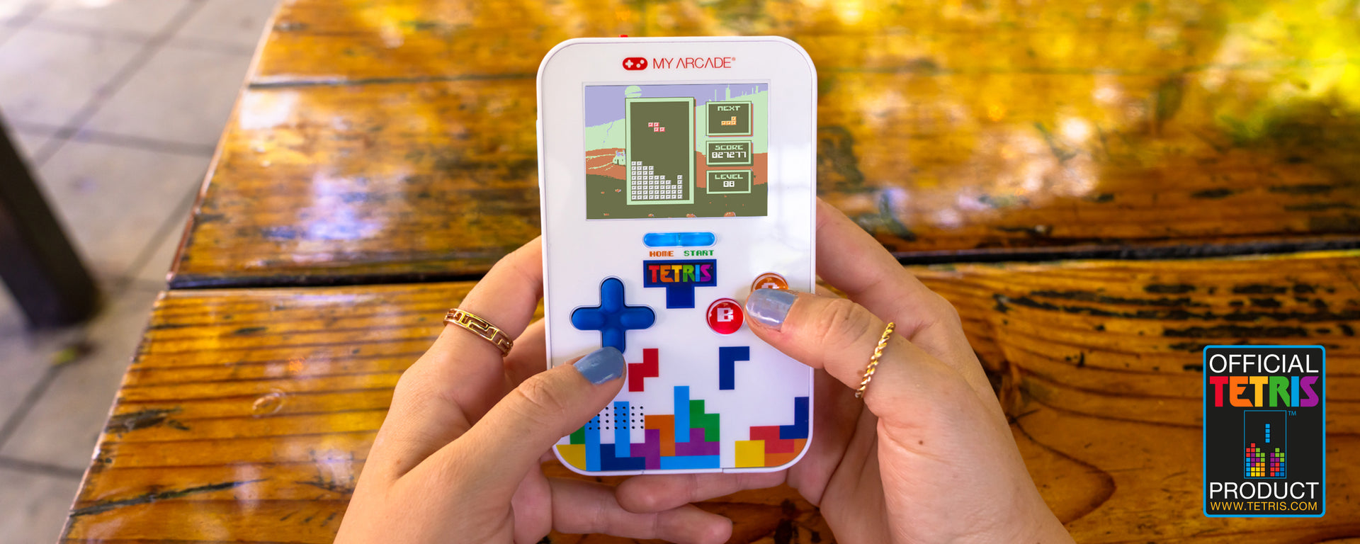 Play Tetris 8bit Anywhere – My Arcade®