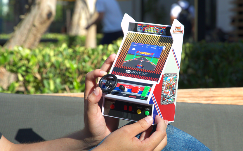 Play Pole Position Anywhere – My Arcade®