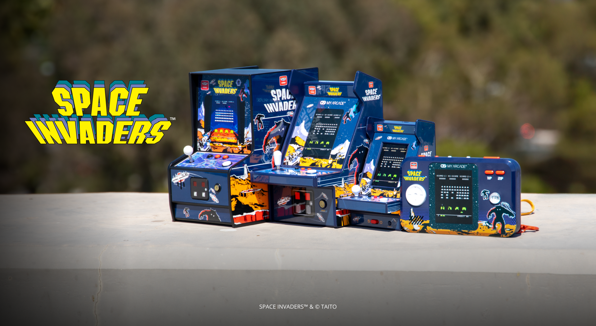 Space Invaders Retro Arcade Games & Mini Players | My Arcade®