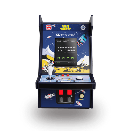 Enjoy space battles with the SPACE INVADERS Micro Player Pro. Retro ...