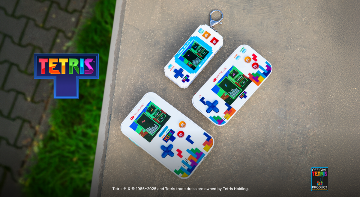 Play Tetris 8bit Anywhere – My Arcade®