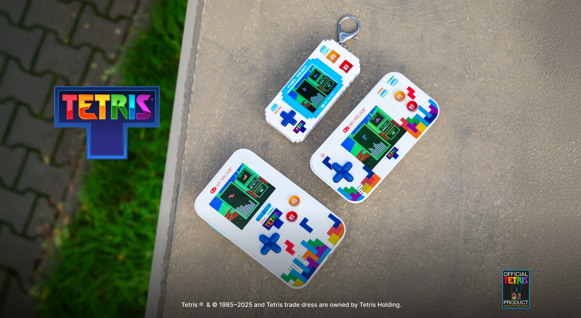 Play Tetris 8bit Anywhere – My Arcade®