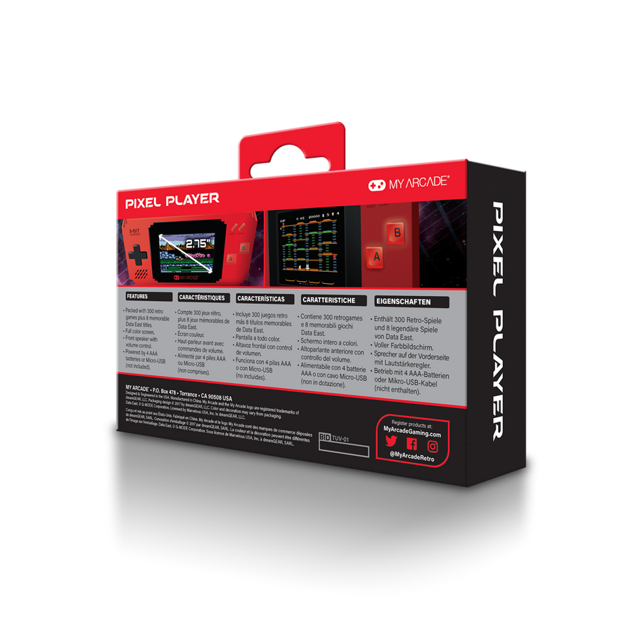 Pixel Player Handheld – Play 300 Built-In Retro Games Now! – My Arcade®